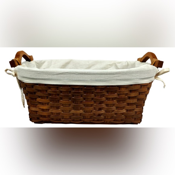 Other | Woodchip Lined Basket | Poshmark